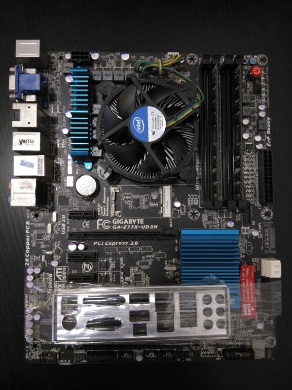 GIGABYTE Z77 Z77X-UD3H BIG MAINBOARD靚底板, 電腦＆科技, 電腦周邊及配件, 電子屏幕 - Carousell