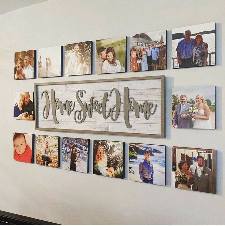 Glam Collage wall decor photo tiles wall art sintra board gift idea ...