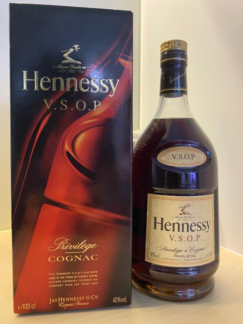 Hennessy VSOP Privilege Cognac ( 1-Litre), Food & Drinks, Alcoholic Beverages on Carousell
