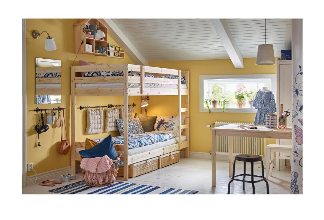 IKEA Mydal bunk bed, 傢俬＆家居, 傢俬, 床架及床褥 - Carousell