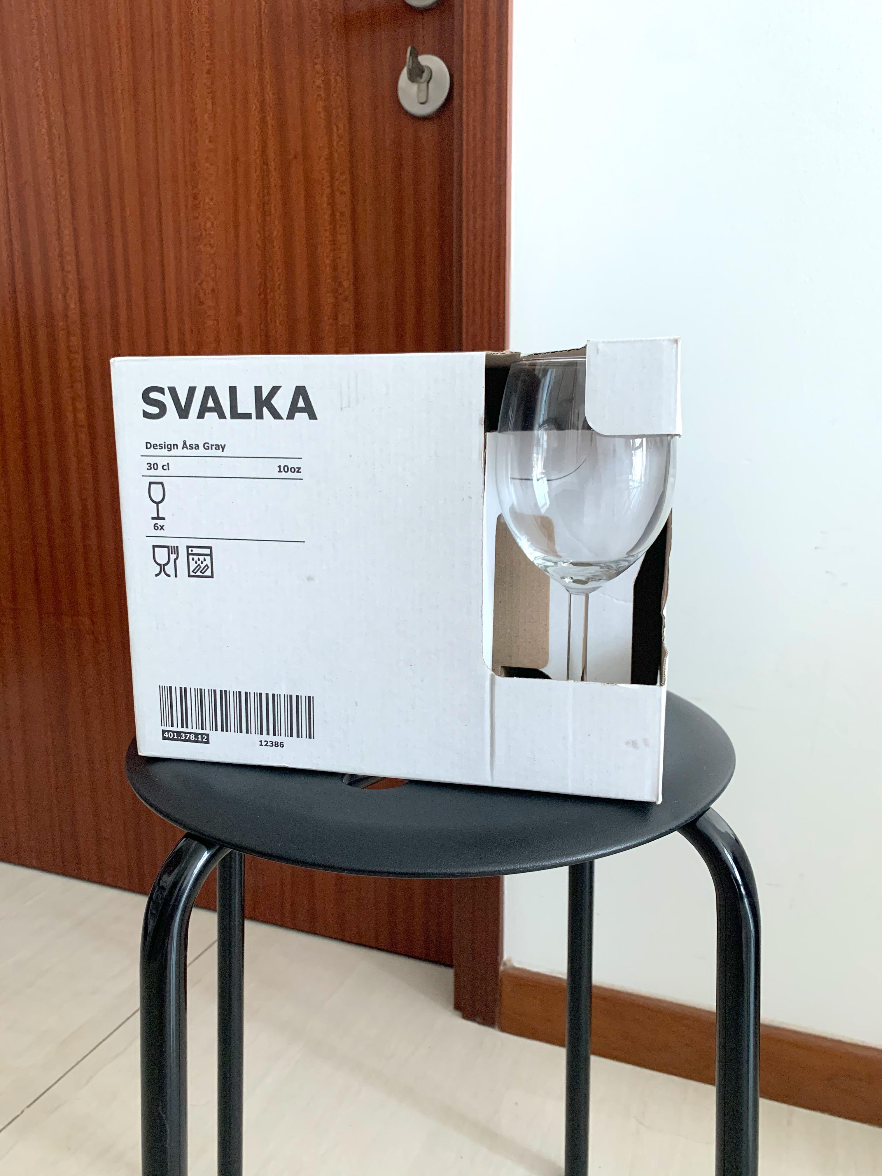 IKEA Svalka Wine Glasses (7 pieces), Furniture & Home Living ...