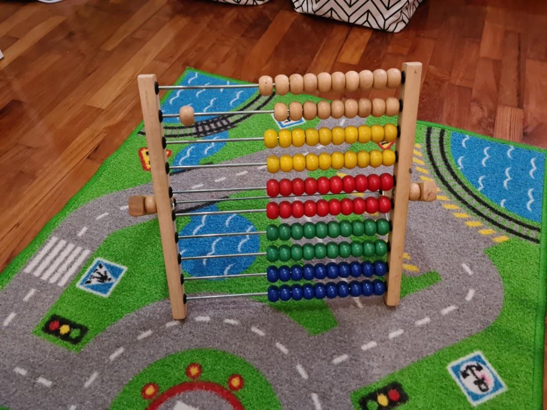 IKEA wooden counting balls, Babies & Kids, Baby Nursery & Kids ...