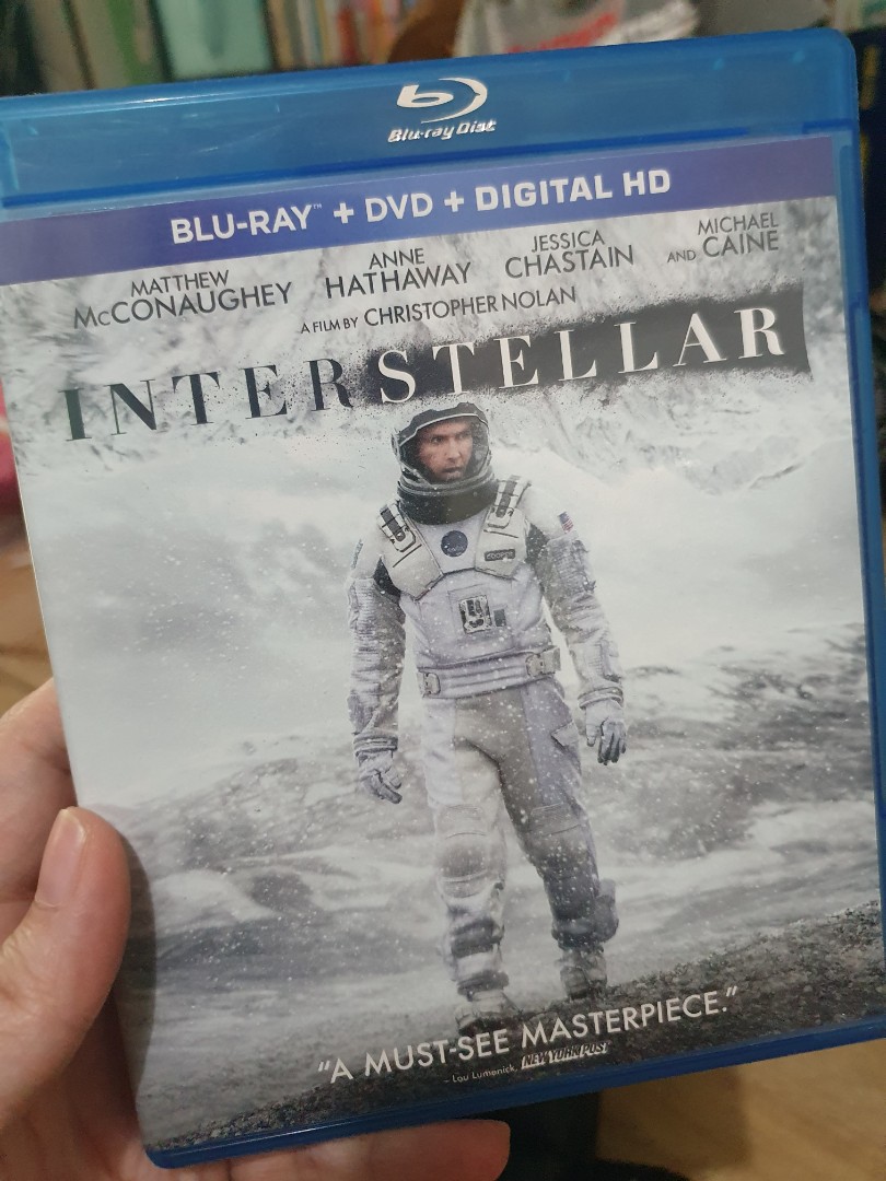 Interstellar Blu-ray Disc, Hobbies & Toys, Music & Media, CDs & DVDs on ...