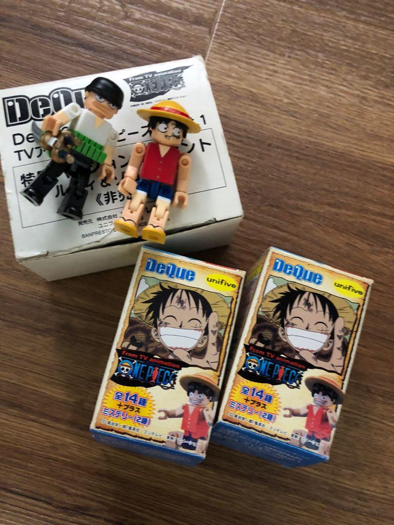 Japan Japanese Anime One Piece Shonen Jump DeQue Brick Figurine Luffy ...