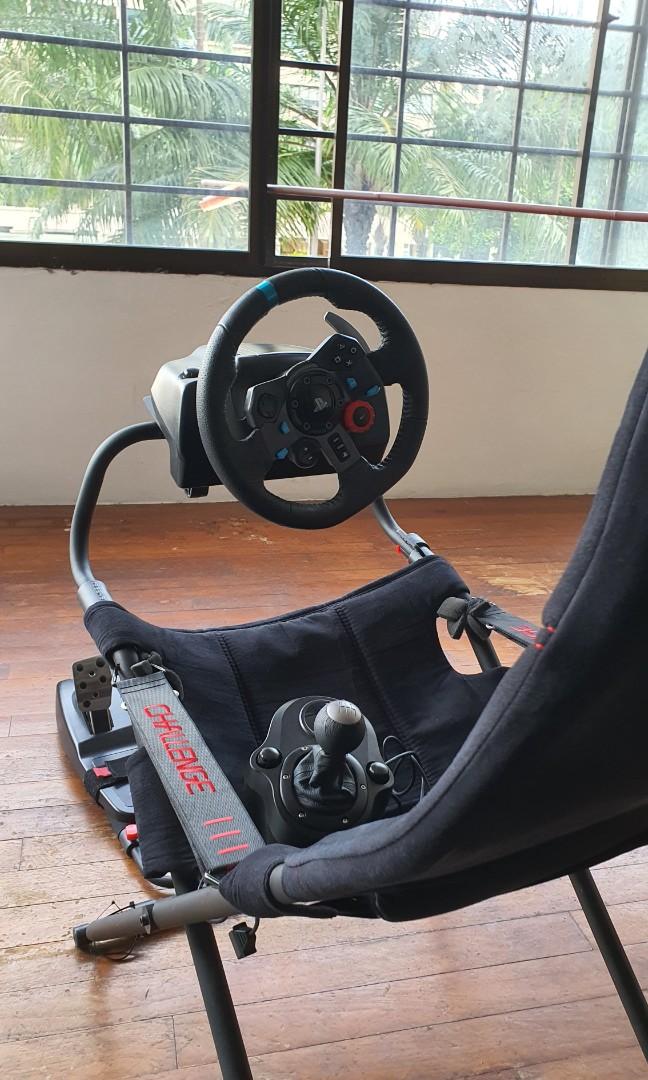 Logitech G29 + shifter + playseat challenge, Video Gaming, Gaming ...