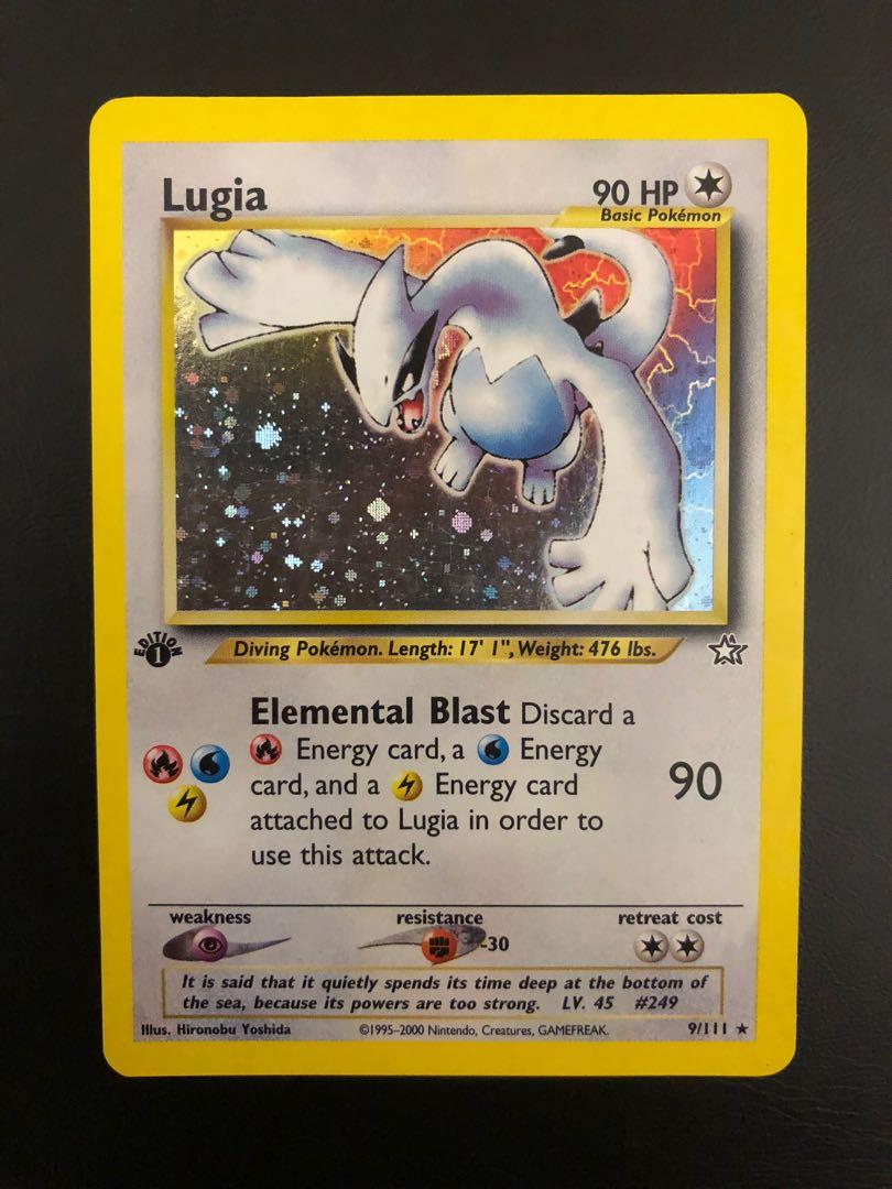 Lugia first 1st edition 9/112. Neo genesis. Pokemon TCG cards, Hobbies ...