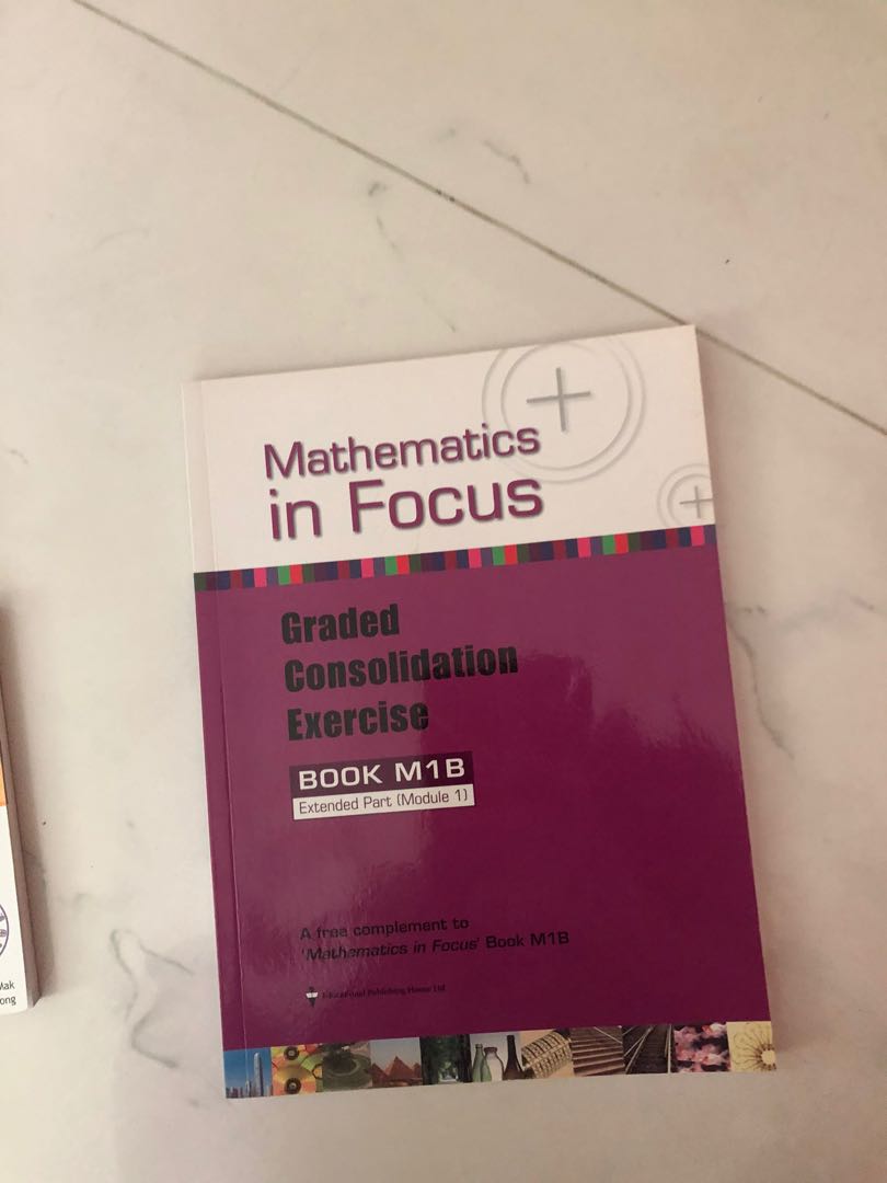DSE M1 exercises Mathematics in focus 1B, 興趣及遊戲, 書本 & 文具, 教科書 - Carousell