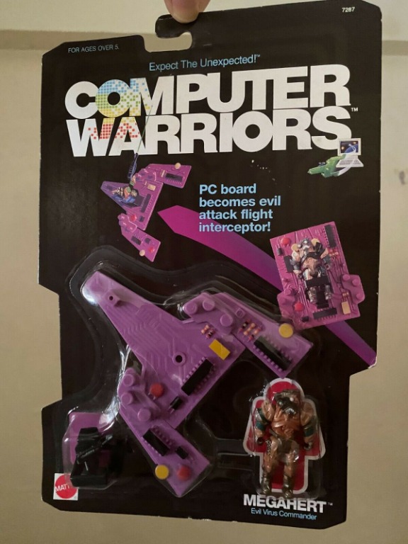 MATTEL COMPUTER WARRIORS MOC, Hobbies & Toys, Toys & Games on Carousell