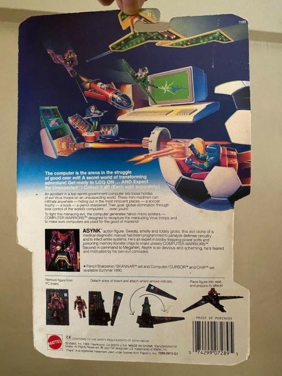 MATTEL COMPUTER WARRIORS MOC, Hobbies & Toys, Toys & Games on Carousell