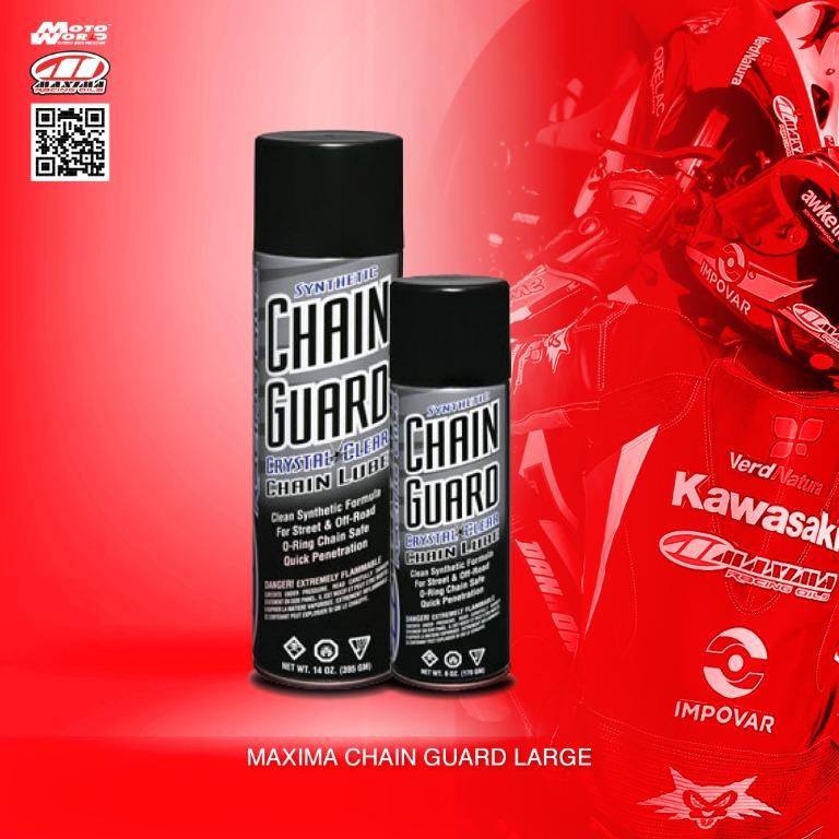 Maxima Chain Guard Lube (Two sizes available), Motorcycles, Motorcycle ...