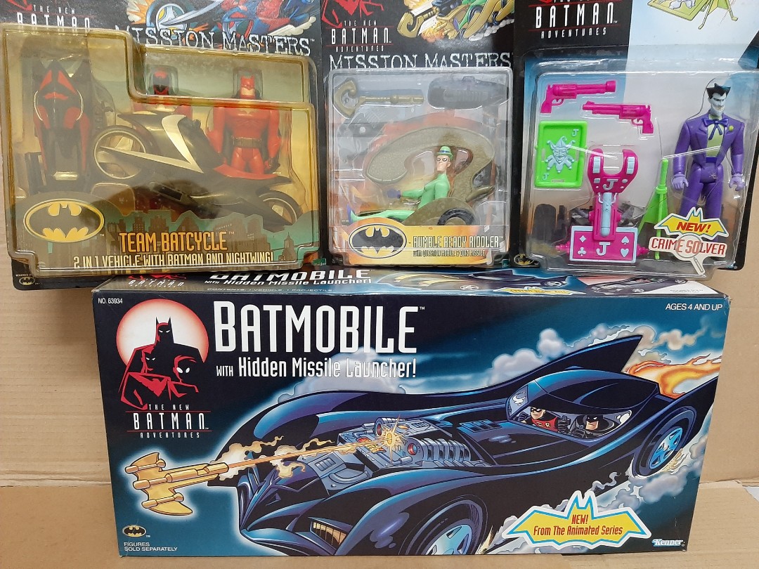 New Batman Adventures Series Knight Striker Batmobile Mission Masters ...