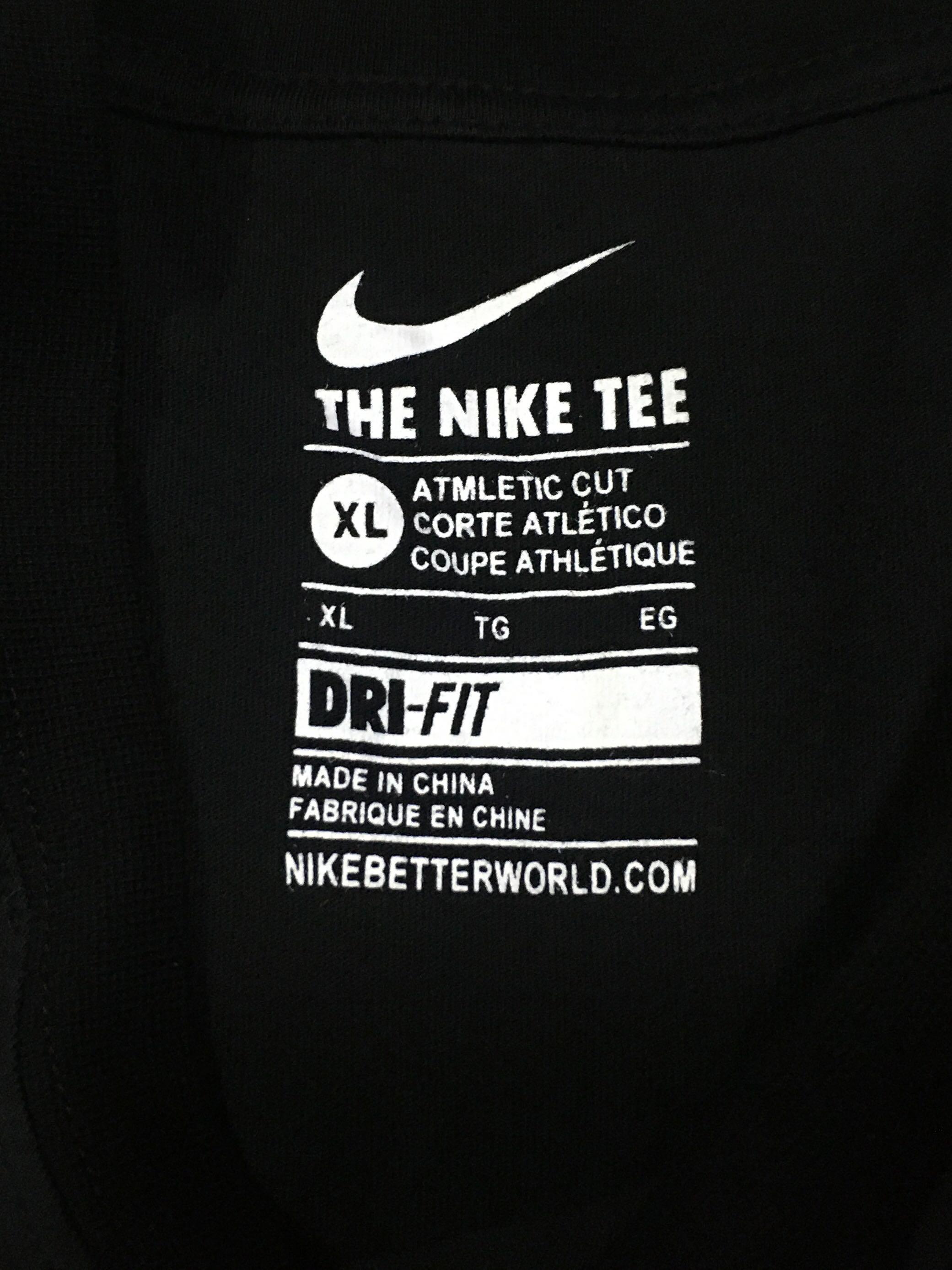 NIKE BIG SIDE SWOOSH DRI FIT ATHLETIC CUT SANDO ( (XL), Men's Fashion ...