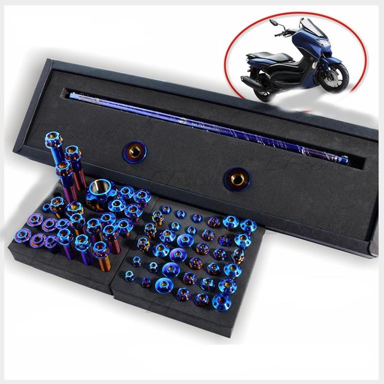 Nmax Xmax authentic titanium screw set, Motorcycles, Motorcycle ...