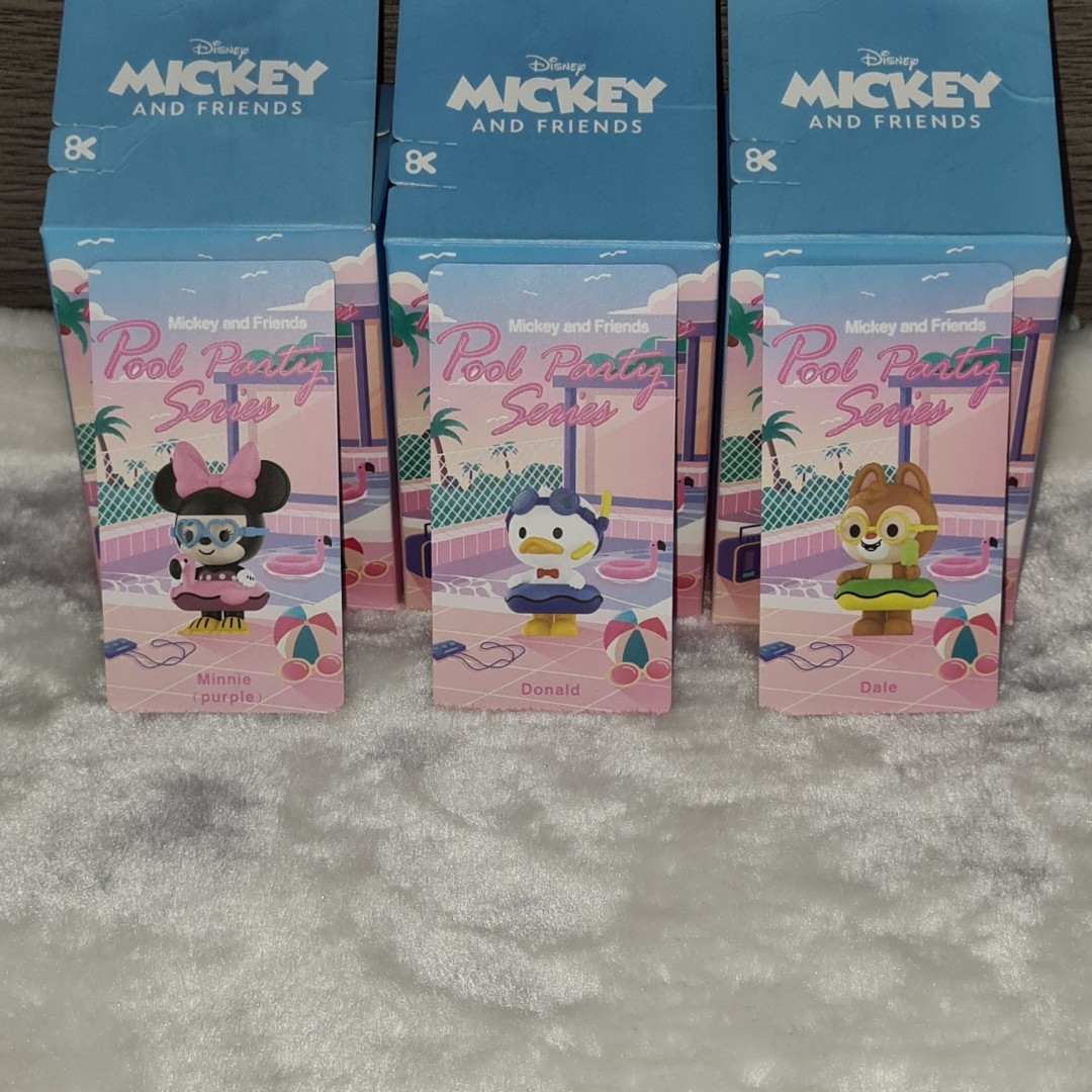 Popmart Mickey & Friends Pool Party Series, Hobbies & Toys, Toys ...