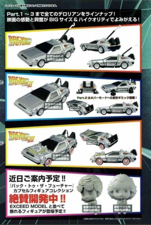 (PRE ORDER 預訂) Bandai 回到未來 EXCEED MODEL (全3種) | Bandai Back to The ...