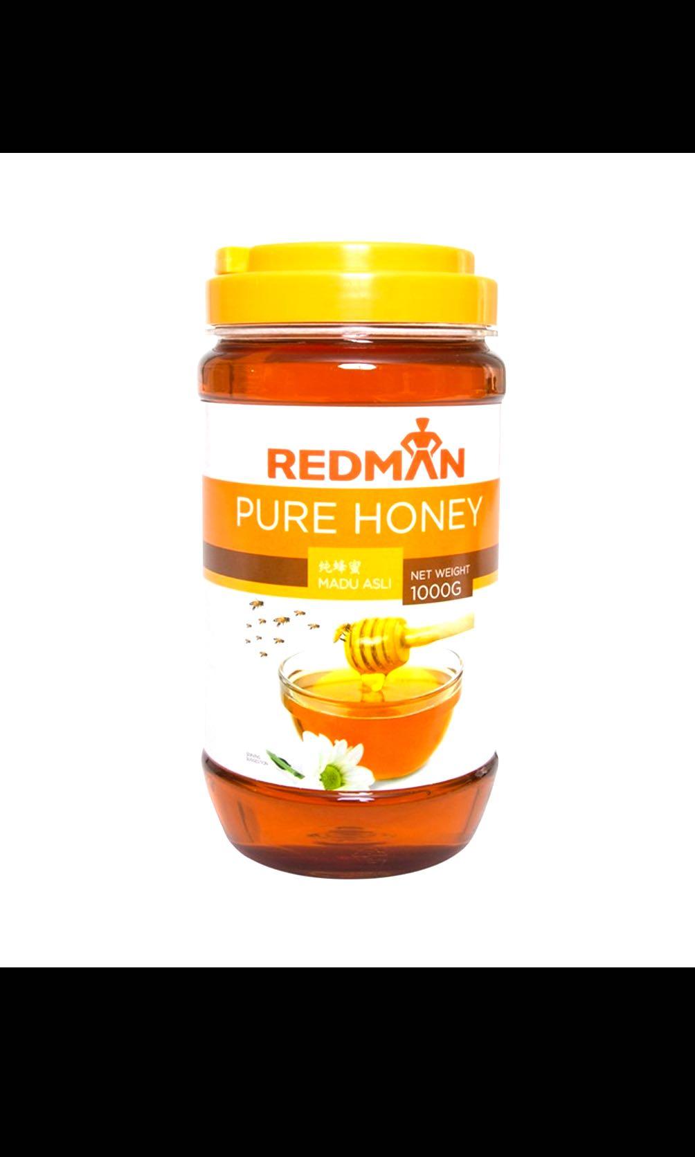 REDMAN PURE HONEY 1KG, Food & Drinks, Packaged & Instant Food on Carousell