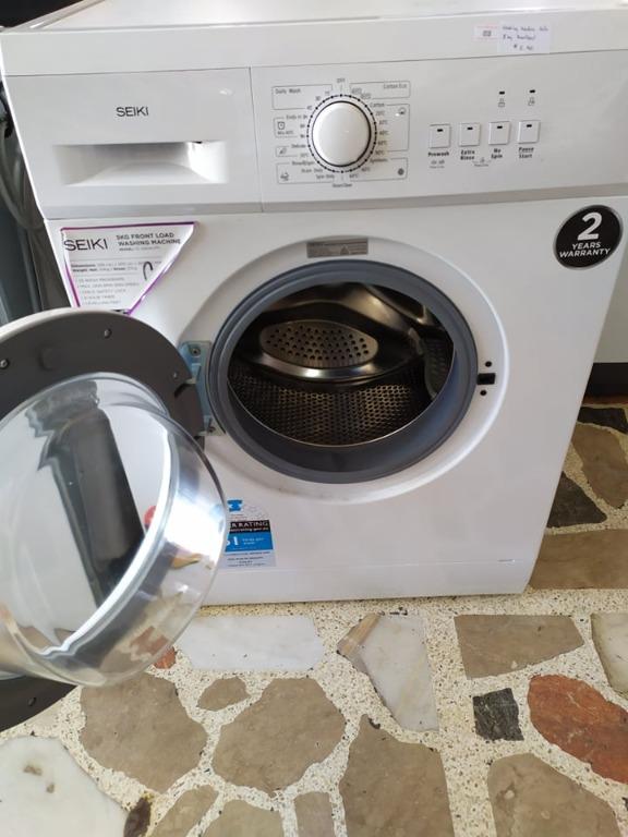 Seiki Washing Machine 5kg Frontload, TV & Home Appliances, Washing ...