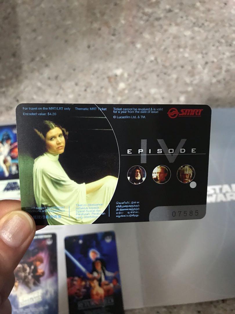 SMRT Star Wars Transitlink Cards(5 pcs/Limited Edition), Everything ...