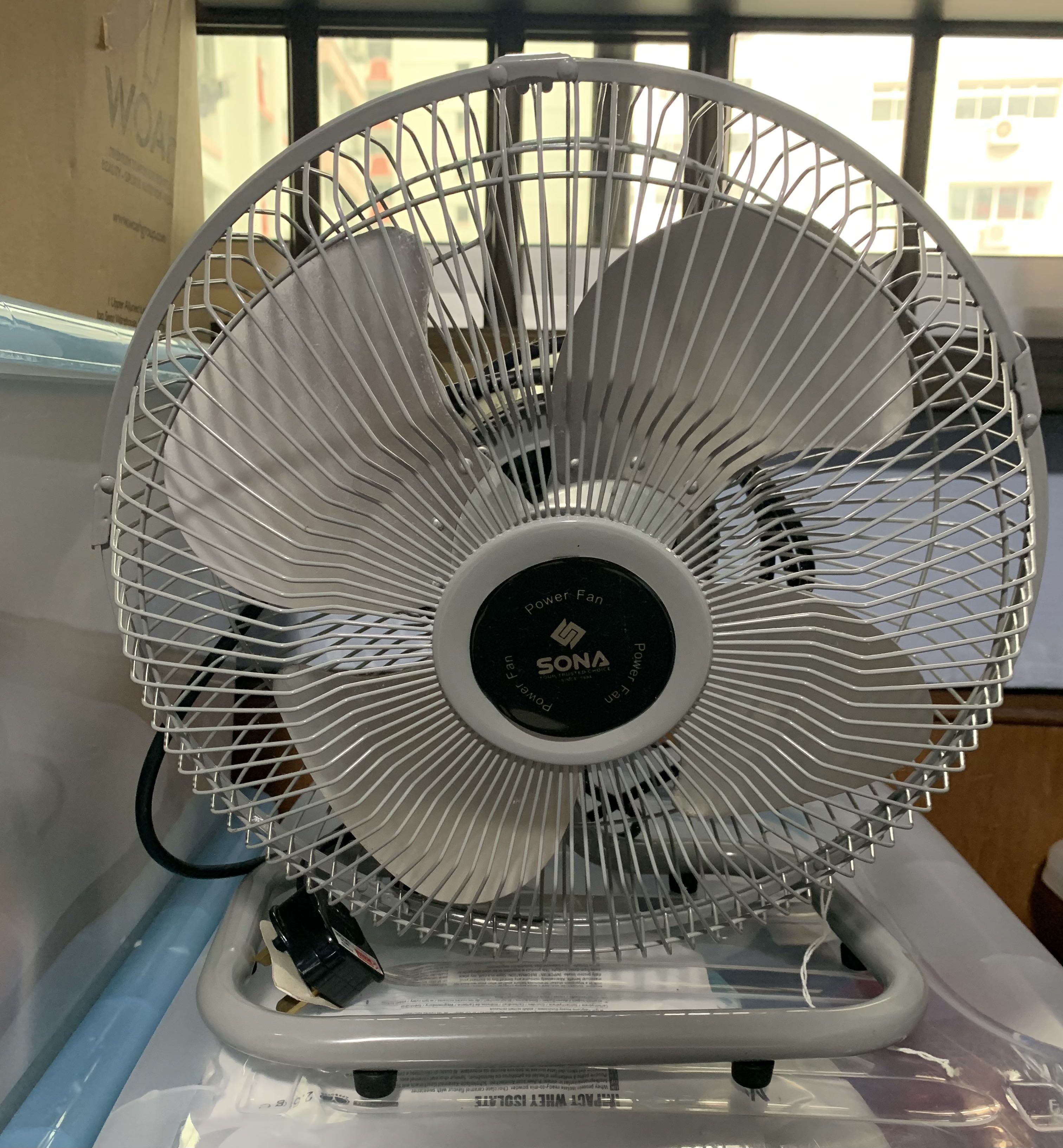 SONA 12 inch Table Fan, Furniture & Home Living, Lighting & Fans, Fans ...