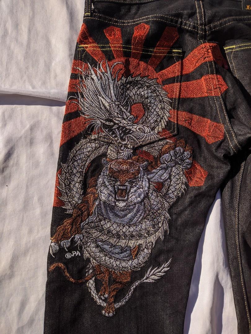 Sugoi Denim Tattoo Jeans, Men's Fashion, Bottoms, Jeans on Carousell