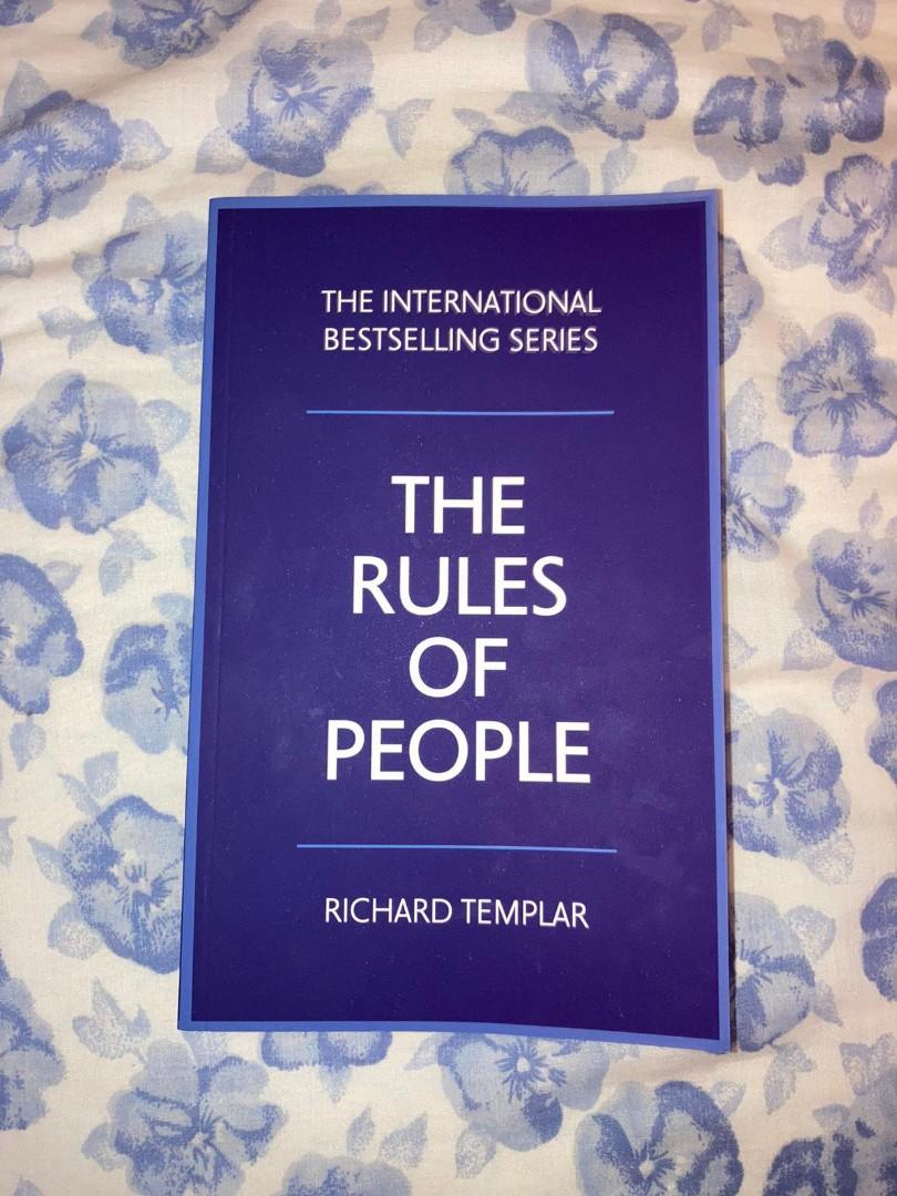 The rules of people Richard Templar book, Hobbies & Toys, Books ...