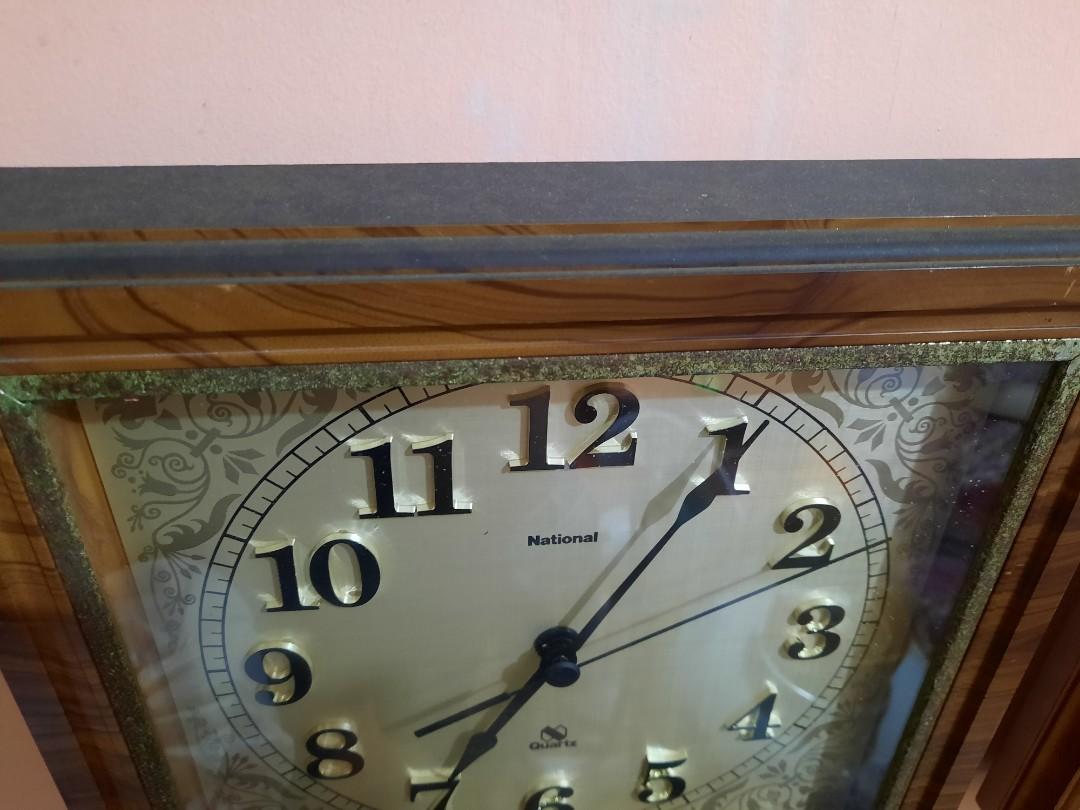 Vintage National wall clock, Hobbies & Toys, Memorabilia & Collectibles ...