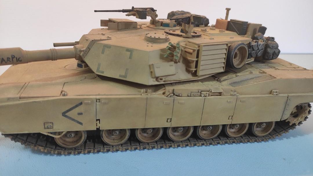 "War Pig" M1A1 Abrams Tank USMC 1/35 Scale Model, Hobbies & Toys, Toys ...