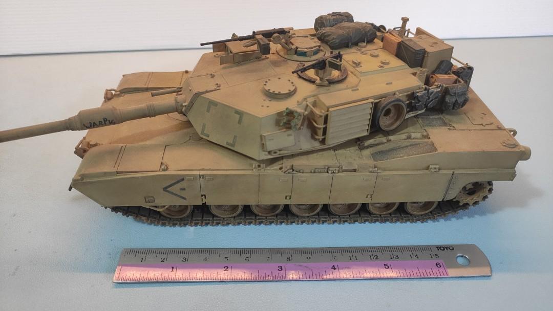 "War Pig" M1A1 Abrams Tank USMC 1/35 Scale Model, Hobbies & Toys, Toys ...