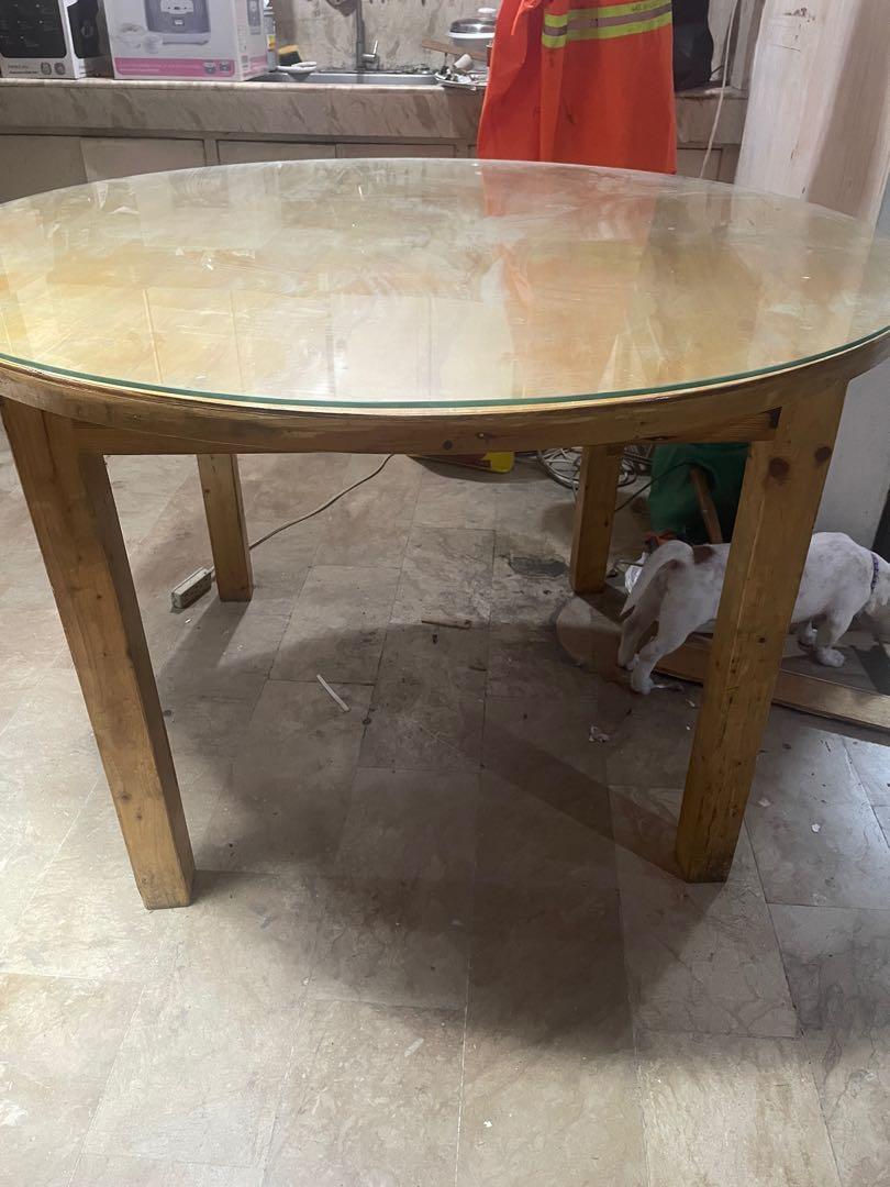 Palochina Wood Dining Table, Furniture & Home Living, Furniture, Tables ...