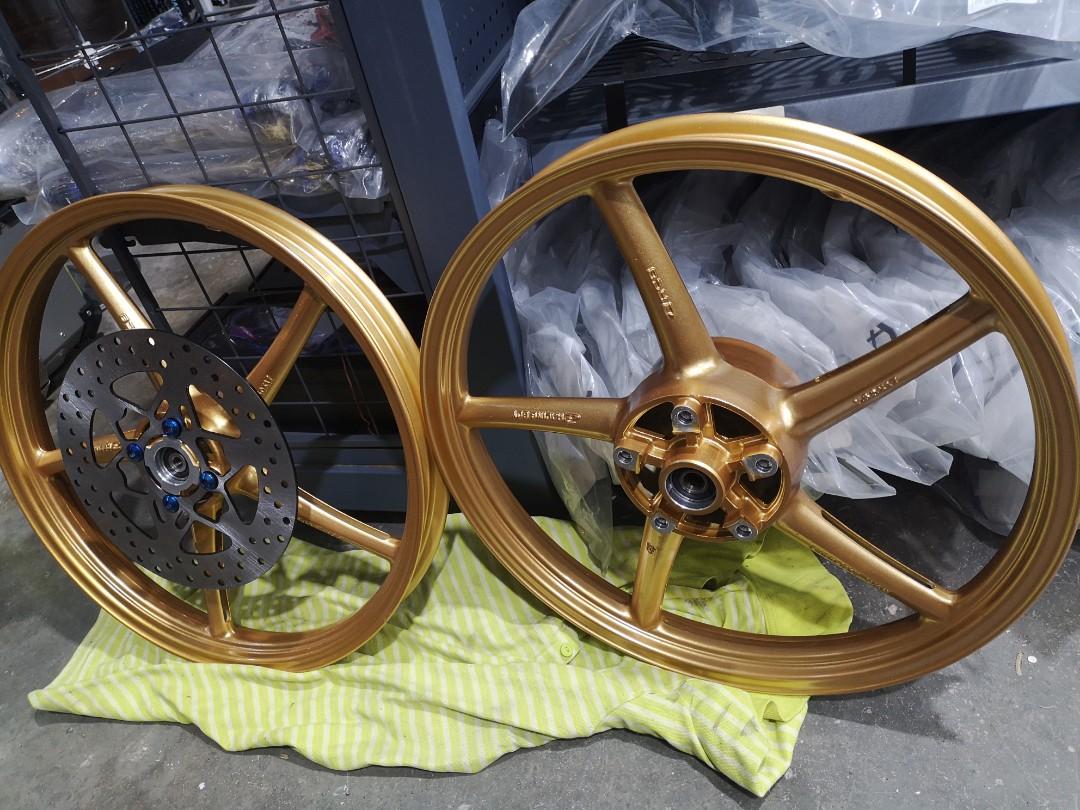 Yamaha sniper RCB RIM SET, Motorcycles, Motorcycle Accessories on Carousell