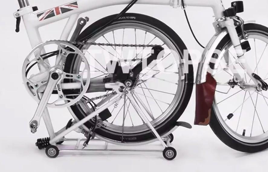 215g CNC Q Rack For Brompton Folding Bike With 4 Easy Wheels, Sports ...