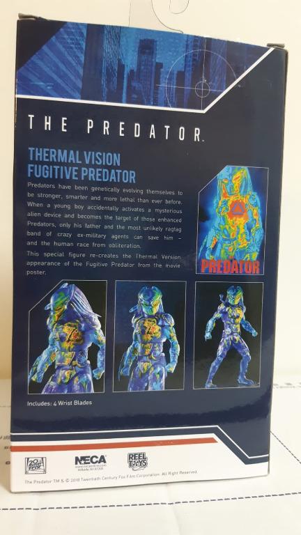 全新 NECA THE PREDATOR 鐵血戰士 熱能探測版 Fugitive Thermal Vision Action Figure NECA MAFEX SHF 鐵血戰士 熱能探測版 ...