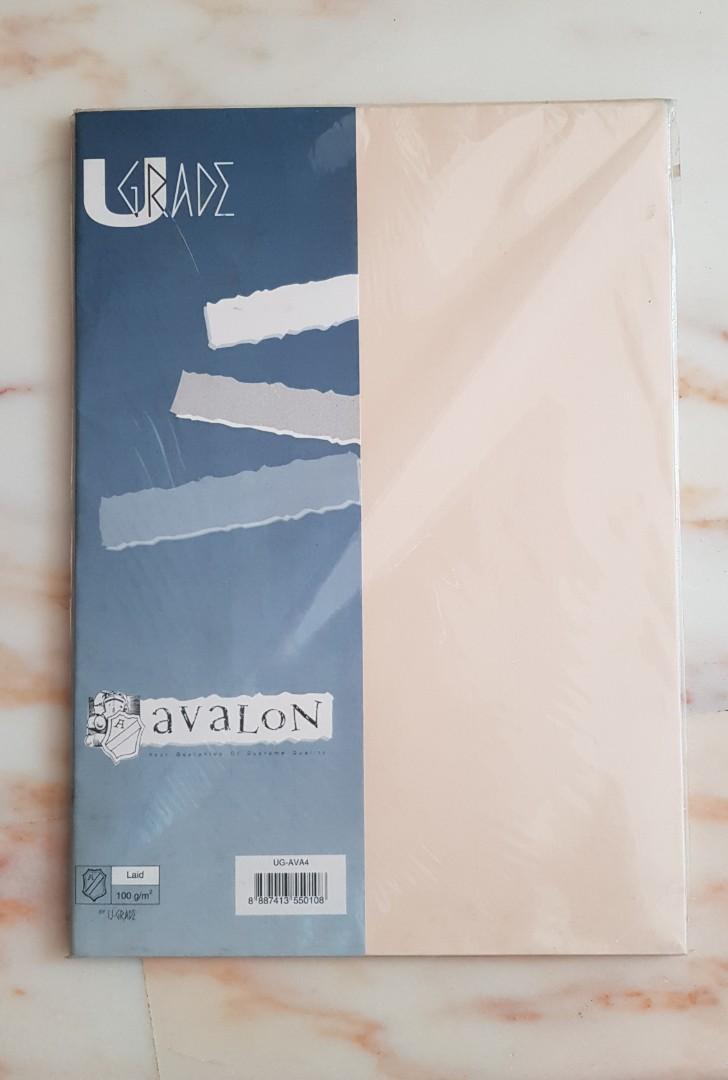 (24 pcs) Peach coloured Avalon A4 paper, Hobbies & Toys, Stationery ...