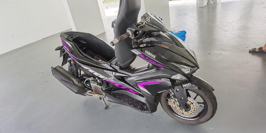 Aerox cover set installation service, Motorcycles, Motorcycle ...