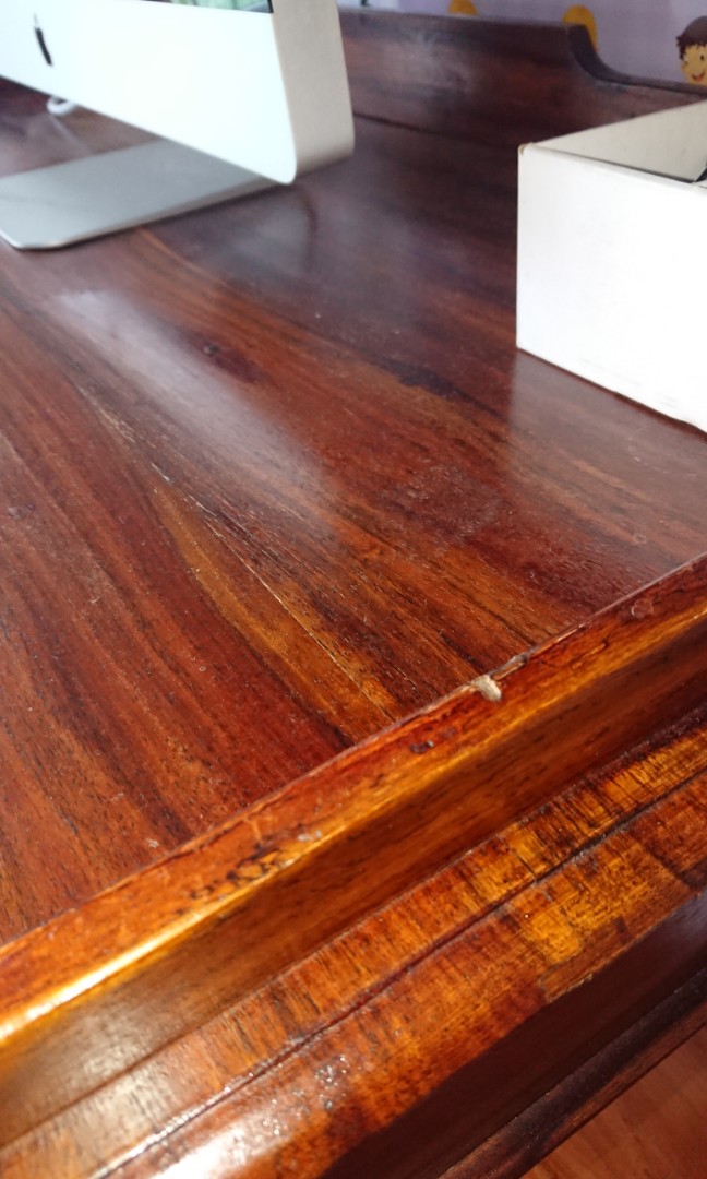 Antique study table, Furniture & Home Living, Furniture, Tables & Sets ...