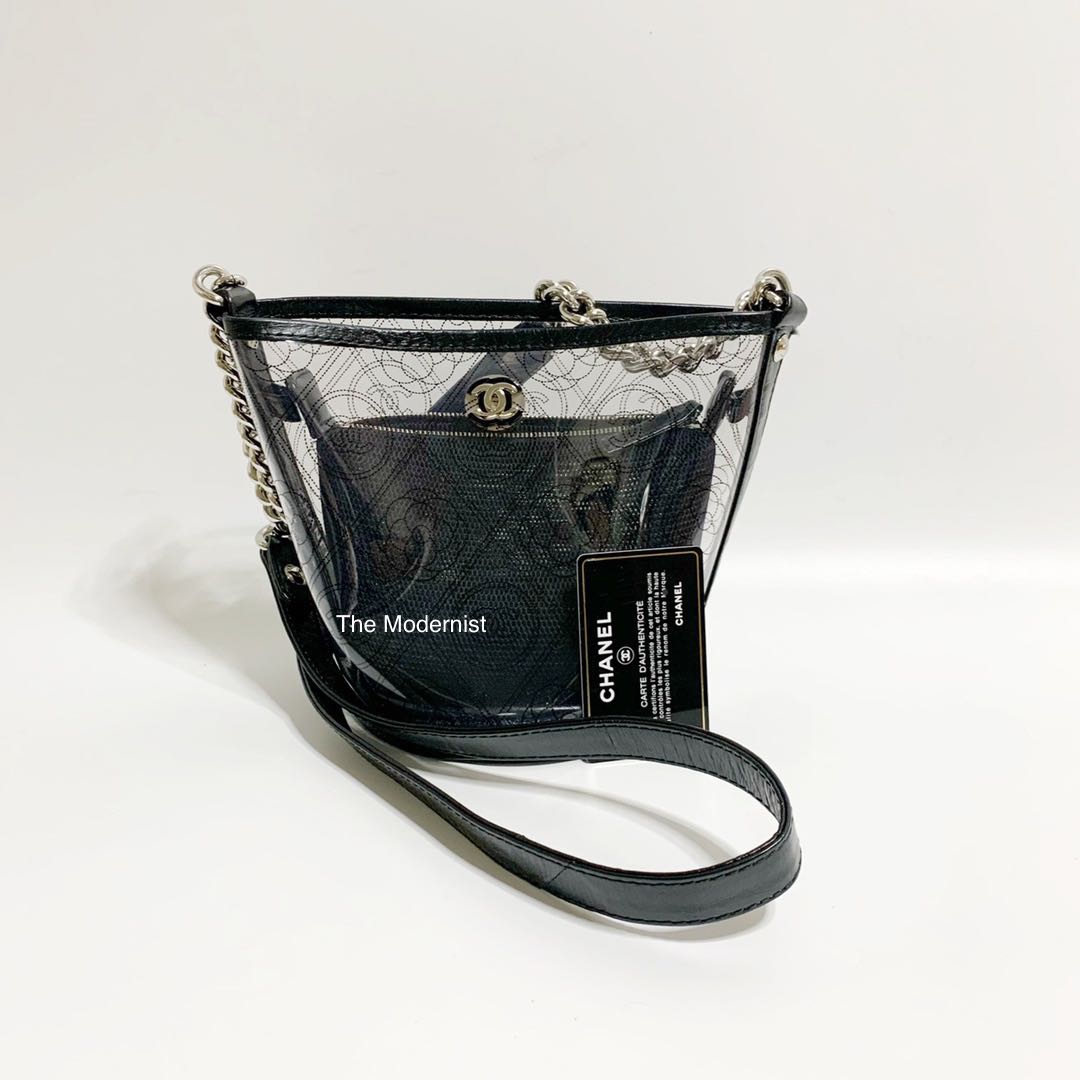 Authentic Chanel PVC Bucket Bag S/S2018, Luxury, Bags & Wallets on ...