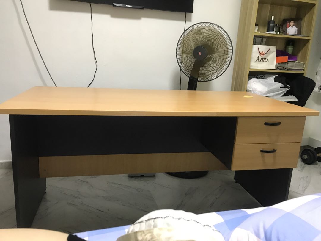 Big Study Table, Furniture & Home Living, Furniture, Tables & Sets on ...