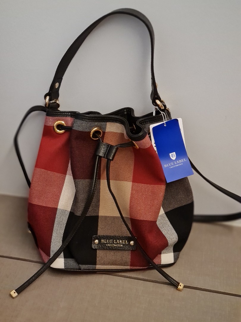 Blue Label Bucket Bag, Luxury, Bags & Wallets on Carousell