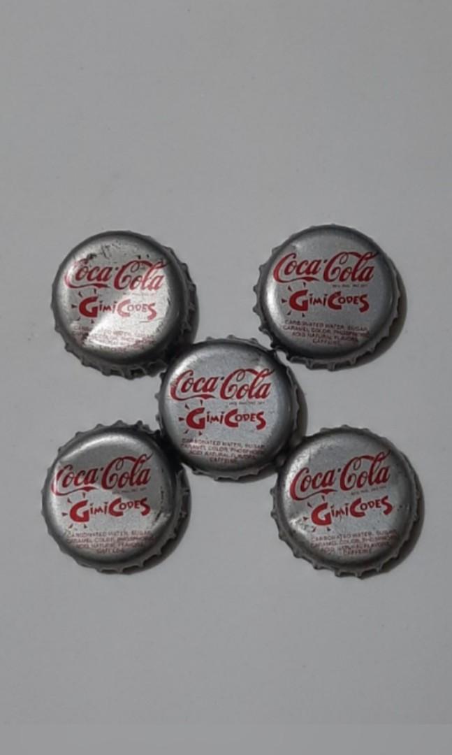 Coca Cola Coke Gimi Codes Collectible Crowns Tansan Philippine Promo ...