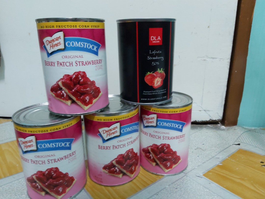 Comstock and DLa strawberry filling, Food & Drinks, Local Eats on Carousell