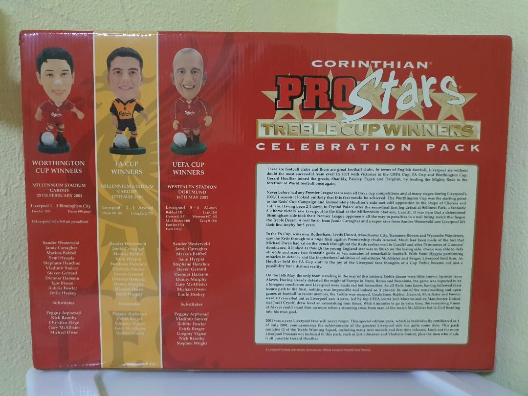 Corinthian Prostars Treble Cup Winners Celebration Pack (Liverpool ...