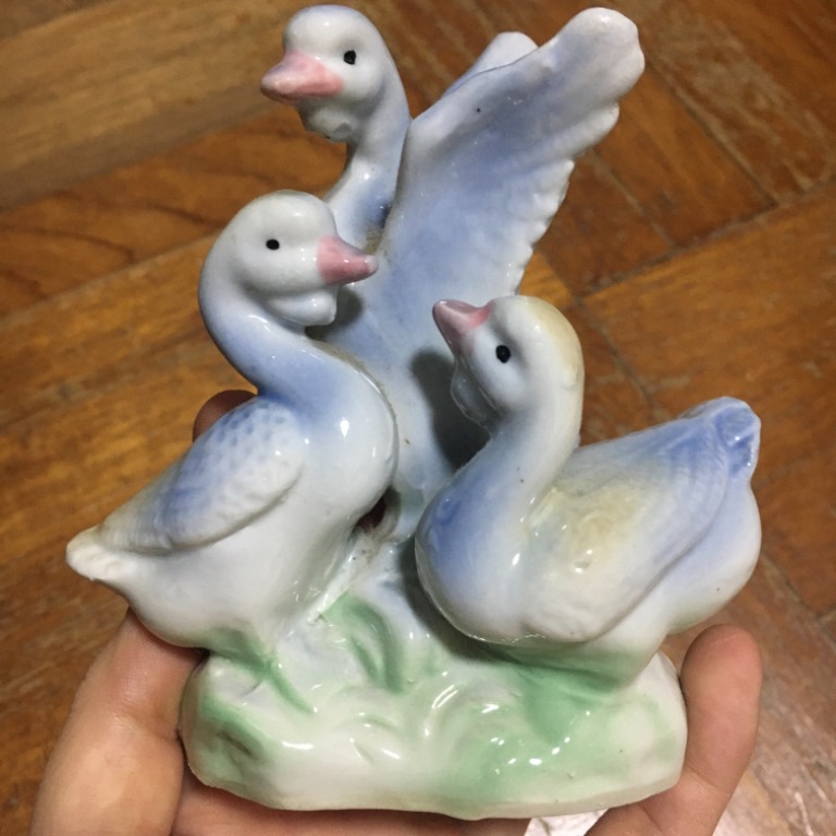 Decorative Porcelain Geese, Furniture & Home Living, Home Decor, Vases ...