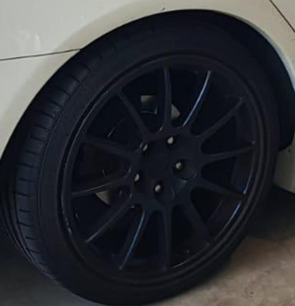 Enkei Evo x stock rims 5x114.3, Car Accessories, Tyres & Rims on Carousell