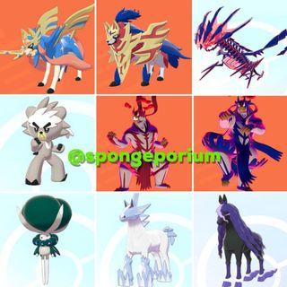 Shiny Hoenn Legendary & Mythical Pokemon (Pokemon Sword & Shield ...