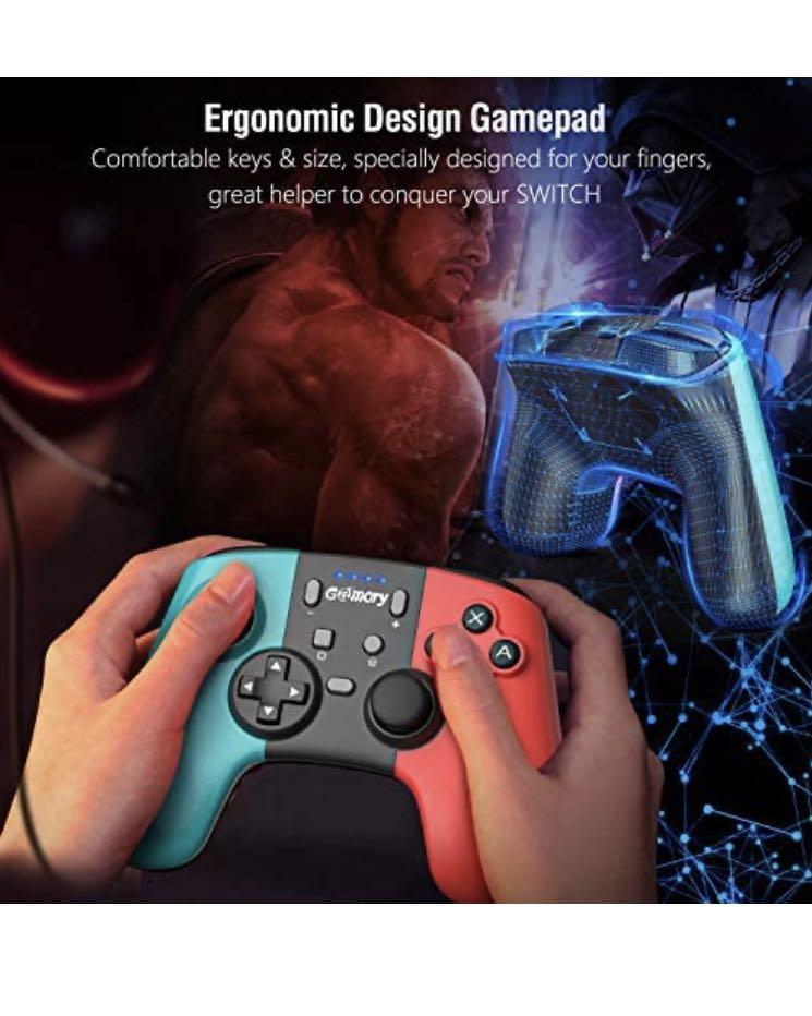 Gamory Wireless Controller for Nintendo Switch,Wireless Pro Controller ...