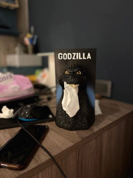 Godzilla tissue box, Hobbies & Toys, Stationery & Craft, Handmade Craft ...