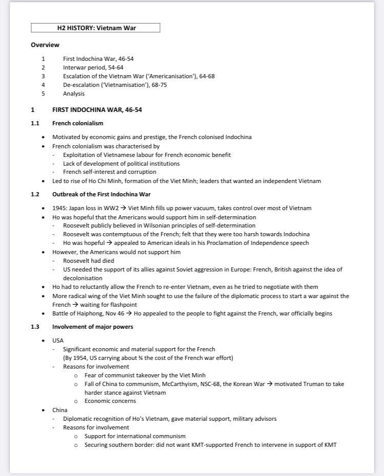H2 History Paper 1 Notes, Hobbies & Toys, Books & Magazines, Assessment ...