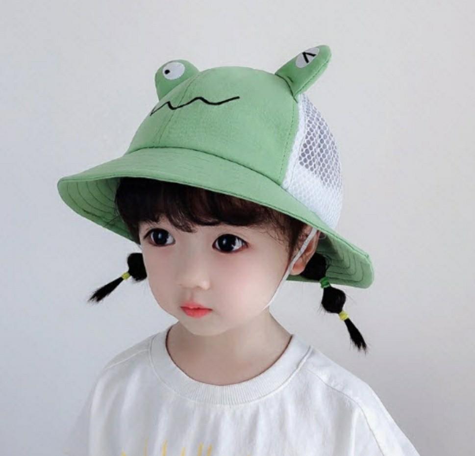 Hat + Face Shield (Mesh Design), Babies & Kids, Babies & Kids Fashion ...