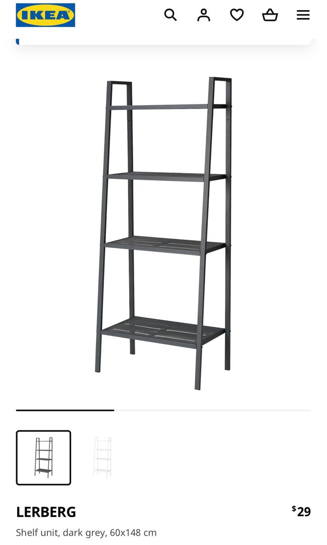 Ikea Lerberg Shelf, Furniture & Home Living, Furniture, Shelves ...