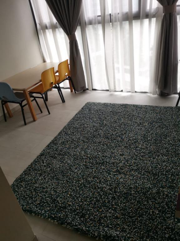 Ikea Vindum rug, high pile., Furniture & Home Living, Home Decor ...